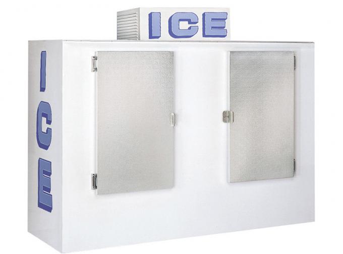 Gas Station Bagged Ice Storage Bin 100 Cu. Ft. Automatic Defrost Type
