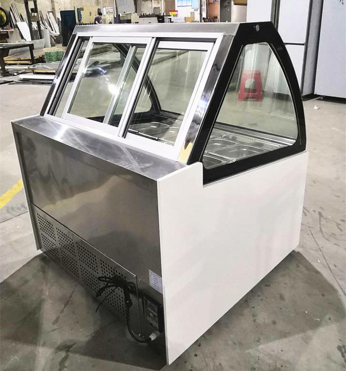 Refrigeration Equipment Ice Cream Showcase Freezer Display with CE