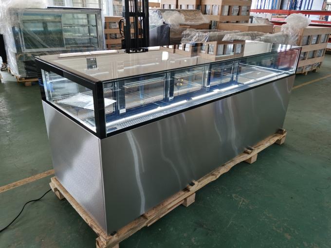 1.5M drawer type cake chocolate display case sweet counter showcase