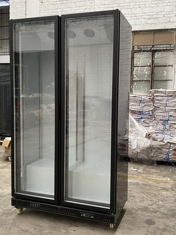 Convenience Store Glass Door 2000L Beverage Display Refrigerator Freezer