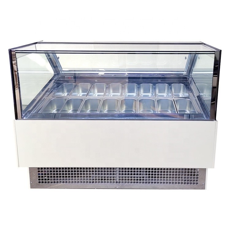 1.8m Italian Ice Cream Display Fridge Freezer