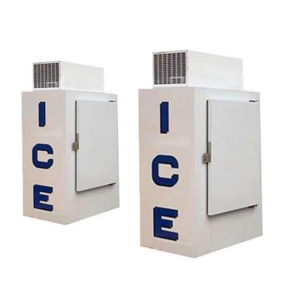 Vertical Single Door Ice Storage Freezer, Cold Wall Outdoor Ice ...