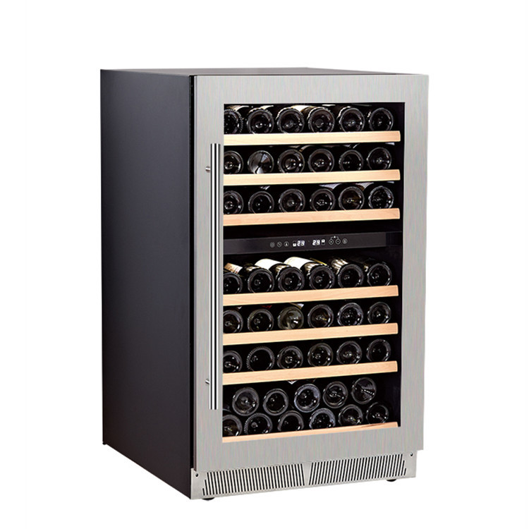 Electric Refrigerator Dual Zone Free Standing Red Wine Cellar ...