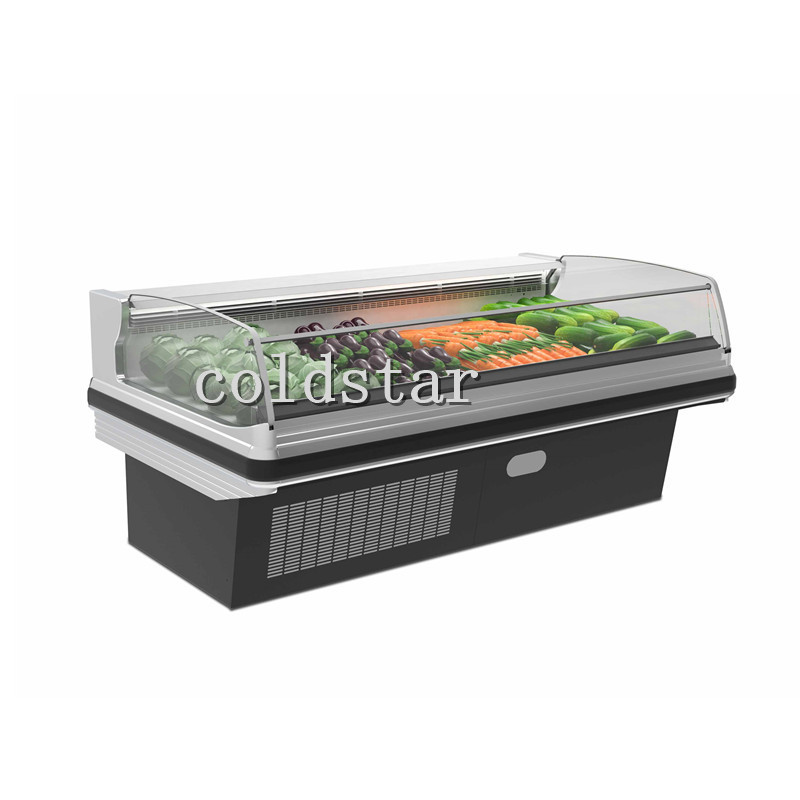 Fresh meat display refrigerator/open chiller for butcher shop