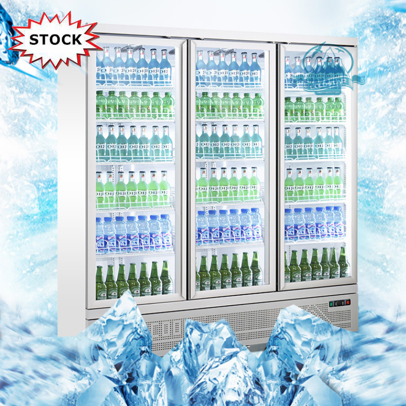 Embraco Compressor R290 Soft Drink Display Fridge 1500L Glass Door ...