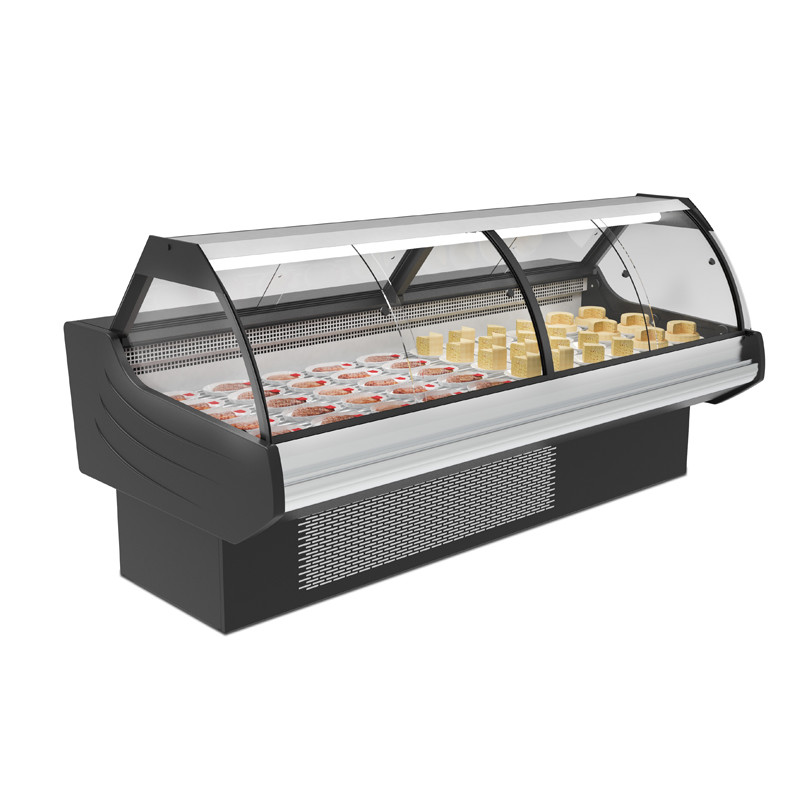 Supermarket restaurant deli display case Meat Chiller Self-service ...