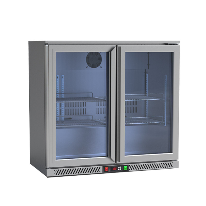 Bar Beverage Fridge Back Bar Bottle Cooler With Compressor